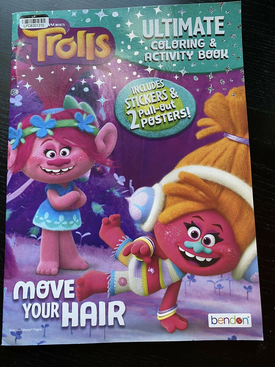 Trolls Ultimate Coloring & Activity Book Includes Stickers & 2 Pull-Ou ...